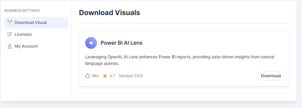AI Lens For Power BI
